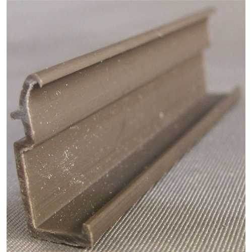 Brixwell 65-57-6 Rigid 6 ft. Brown Vinyl Snap in Window Glazing Bead