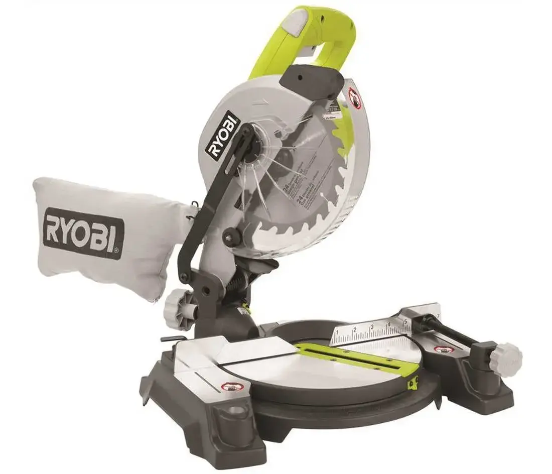 RYOBI TS1143L 9 Amp 7 1 4 in. Compound Miter Saw with Laser Orange Buy Now