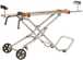 RIDGID AC9946 Universal Mobile Miter Saw Stand with Mounting Braces Orange
