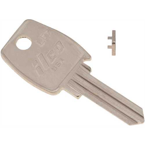 Kaba Ilco LF7-XCP10 Lowe and Fletcher LF2/LF12 Blank Utility Key Silver ...