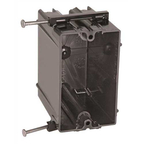 Carlon 120-N-FS Non Metallic Posi Set New Work Box Black