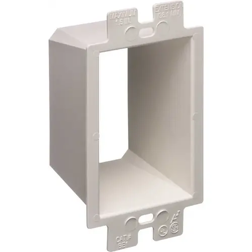 Arlington Industries BE1 Heavy-Duty Plastic Arlington Single-Gang Box ...