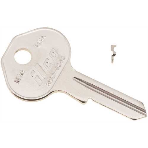 Kaba Ilco 1092-6000-XCP10 Master Pro Series 6 Blank Utility Key Silver ...