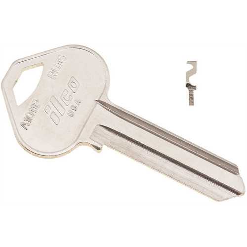 Kaba Ilco A1011P-XCP10 Russwin RU16 Blank Key Silver - pack of 10