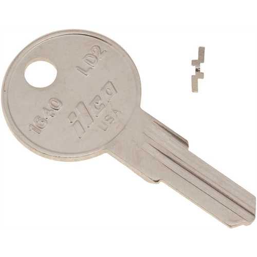Kaba Ilco 1640 Larson Screen Door Blank Key Silver
