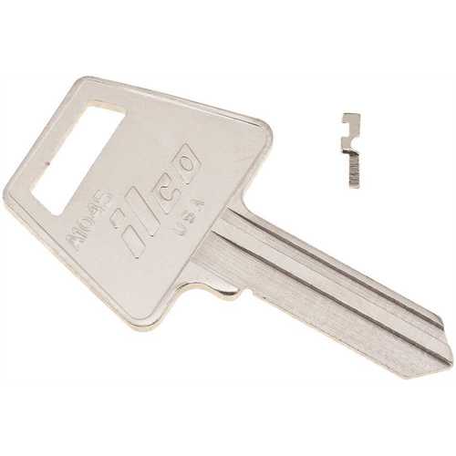 Kaba Ilco A1045 American Lock Blank 6-Pin AM3 Utility Key Silver