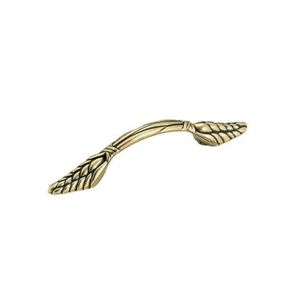 Amerock cm1334o77 Natural Elegance Leaf Style Curved Cabinet Pull Handle 3" Center To Center