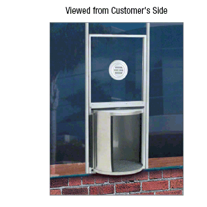 CRL RS200A Satin Anodized Rotating Service Window