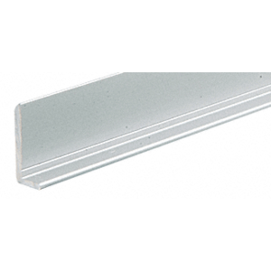 CRL DV607A Satin Anodized 1/4" Aluminum L-Bar Extrusion 144" Stock Length