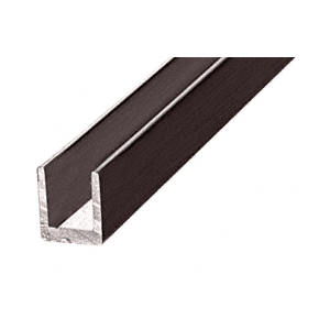 CRL D631DU Duranodic Bronze 1/4" Single Aluminum U-Channel - 144" Stock ...