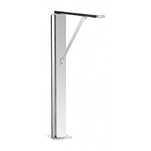 CRL SG40018CPS Polished Stainless Center 18" Plaza Series Sneeze Guard ...