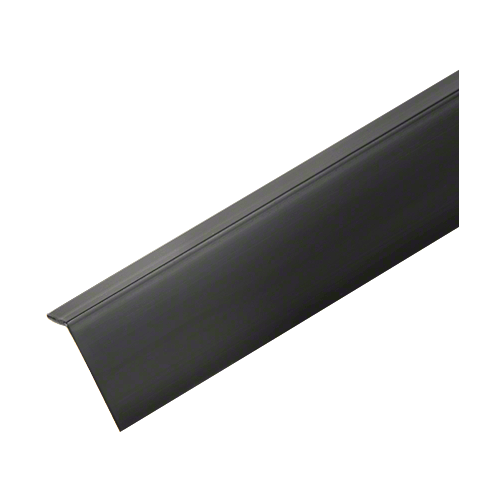 CRL VLT75MBL-XCP5 Matte Black PVC 3/4" x 3/8" L Angle with Pre-Applied ...