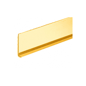 CRL L902BGA Brite Gold Anodized Aluminum 1/4" L-Bar Extrusion - 144 ...