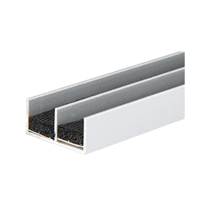 CRL D607A Satin Anodized Aluminum Double Jamb with Sponge Rubber Lining ...