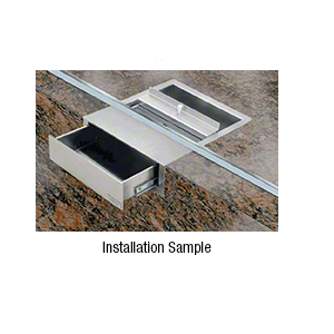 CRL DD1616 Brushed Stainless Steel Deal Drawer