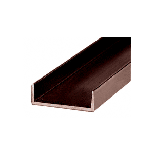 CRL D3201DU Duranodic Bronze Single U-Channel 144" Stock Length