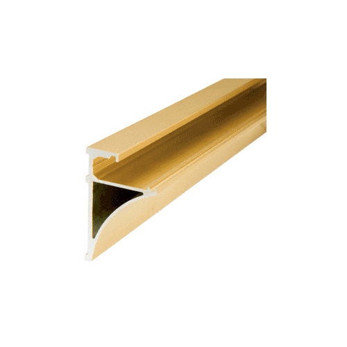 CRL SE1496BGA Brite Gold Anodized 96" Aluminum Shelving Extrusion for 1 ...