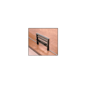 CRL 702DU Dark Bronze Vertical Sliding Ticket Window with 18" x 3-1/2 ...