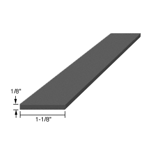 CRL SBEP2 1/8" x 1-1/8" x 4" EPDM Rubber Setting Blocks