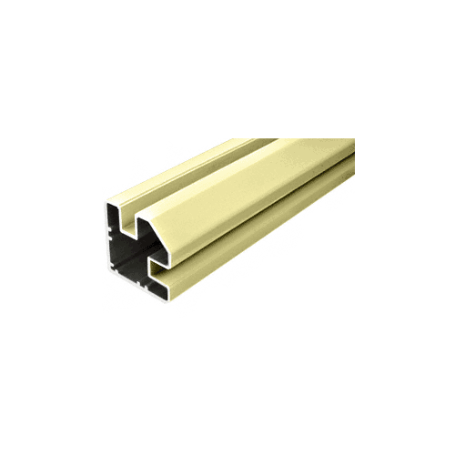 CRL ALUM-SP948CRM-VCP-1 Mill Aluminum 48" Long 2" x 2-5/8" Square 90 Degree Post