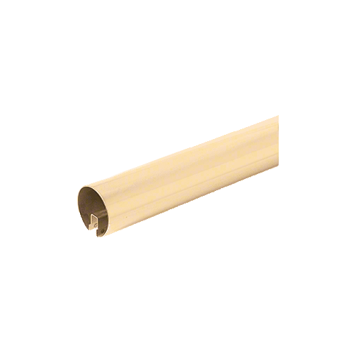 CRL GR40SB Satin Brass 4" Premium Cap Rail for 1/2" or 5/8" Glass - 120"
