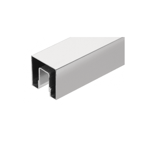 CRL GRSC20BS Brushed Stainless 2" Square Crisp Corner Cap Rail for 1/2 ...