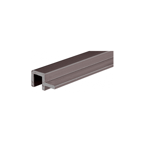 CRL ALUM-D3112DU-VCP-1 Duranodic Bronze Aluminum Front Top Rail Extrusion
