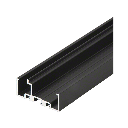 CRL-U.S. Aluminum CW22233 Butt Glaze Adaptor for 1/4" Glazing, Black ...