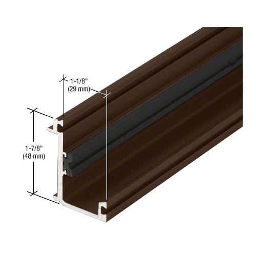 CRL-U.S. Aluminum CW27422 Bronze Black Anodized Perimeter Pressure Bar ...