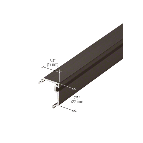 CRL-U.S. Aluminum CW92122 1/4" Pocket Reducer, Dark Bronze/Black ...