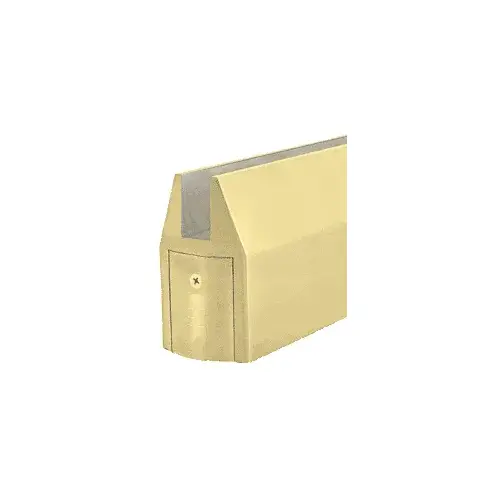 CRL 150SB Satin Brass CR150 Series Tapered Door Rail 35-3/4" Length ...