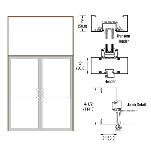 CRL-U.S. Aluminum 0B92822 Dark Bronze/Black Anodized Class 1 Custom ...