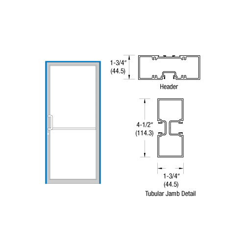 CRL-U.S. Aluminum FR41871 Custom Sized Standard KYNAR Series 450 ...