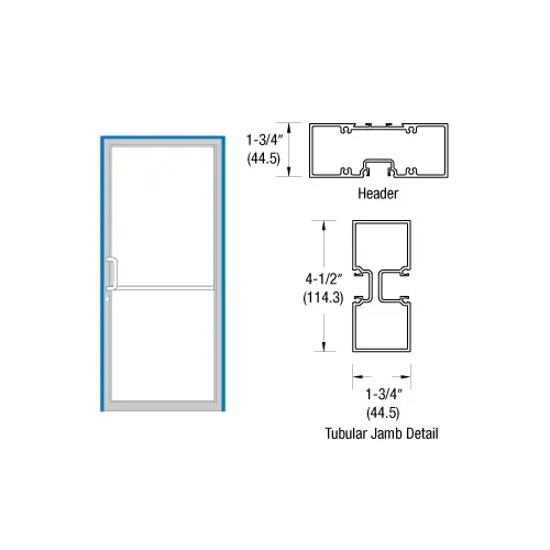 CRL-U.S. Aluminum FR41871 Custom Sized Standard KYNAR Series 450 ...