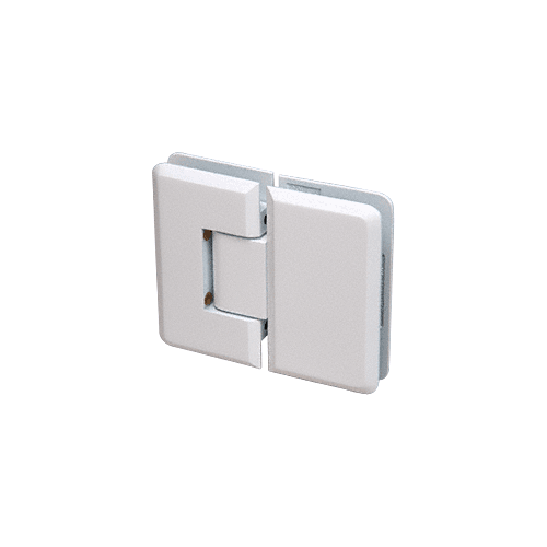 CRL C0L180AW All White Cologne 180 Series 180 degree Glass-to-Glass ...