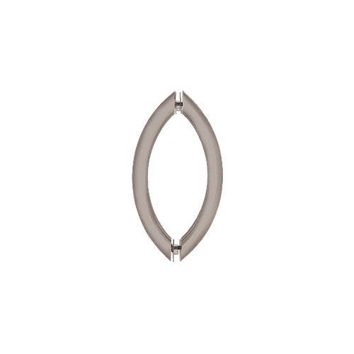 CRL CSH8X8BN Brushed Nickel 8" Crescent Style Back-to-Back Pull Handles ...