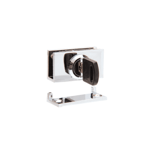 CRL EH98 Chrome Cam Lock with Stop Plate for 1/4" or 3/8" Glass ...