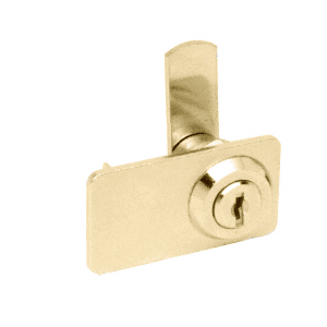 CRL 0916BRKA Brass Keyed Alike Double Door Cam Lock