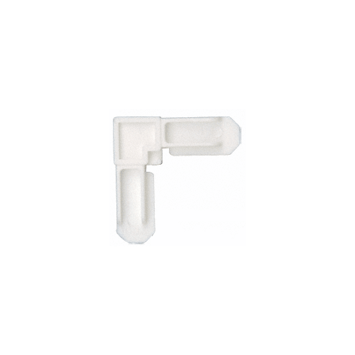 CRL SWSC516W White 5/16" Square Cut Screen Frame Corners