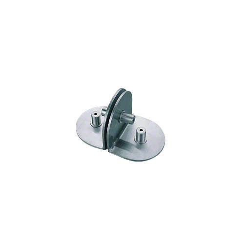 CRL CCB2BS 316 Brushed Stainless 2-Way Glass / 1-Way Wall Circular Bracket