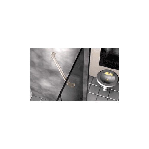CRL SUP135PN Polished Nickel 39" Thru-Glass To Wall/Ceiling Mounted ...