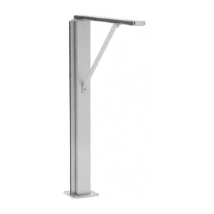 CRL SG400REBS Brushed Stainless Right Hand Open End 12" Plaza Series ...