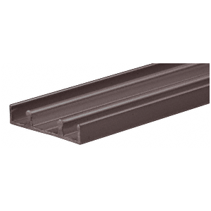 CRL D3103DU Duranodic Bronze Aluminum Lower Track Extrusion 144" Stock ...