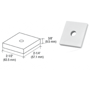 CRL BSDB38 Aluminum Drain Block for B5S Base Shoe - pack of 10