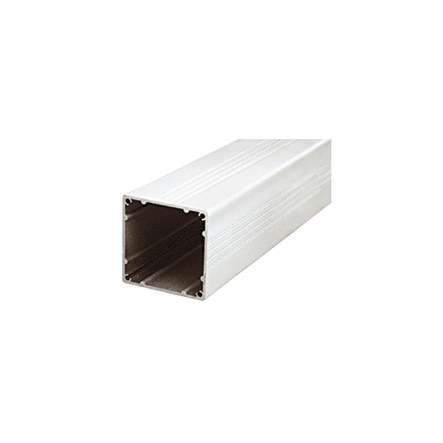 CRL ALUM-4P48W-VCP-1 Sky White Standard 4" X 4" Square 48" Long Post