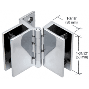 CRL EH66 Chrome Frameless Triple Mirror Hinge