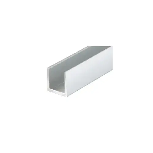 Brixwell D621BA-CCP48 Brite Anodized 9/16" Single Aluminum U-Channel 48 ...