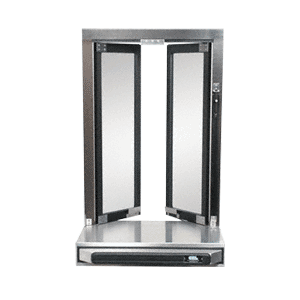 CRL SCBFW1DU Bronze Anodized Self-Closing Flush Mount Bi-Fold Service ...