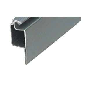 CRL WSFL1PGRY Gray 1/2" Roll Formed Aluminum Lip Screen Frame - 144 ...