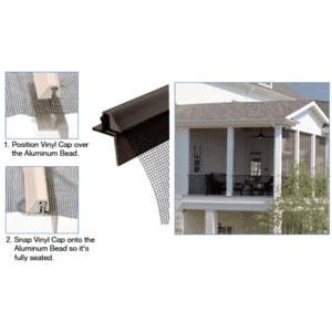 CRL SEZ96BRZ Bronze ScreenEze 96" Patio Screen Frame